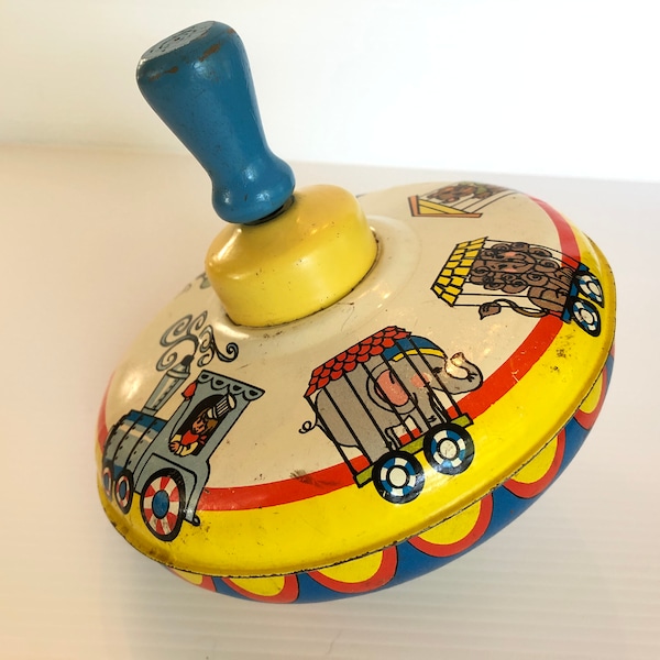 Spinning Top Toy - Etsy