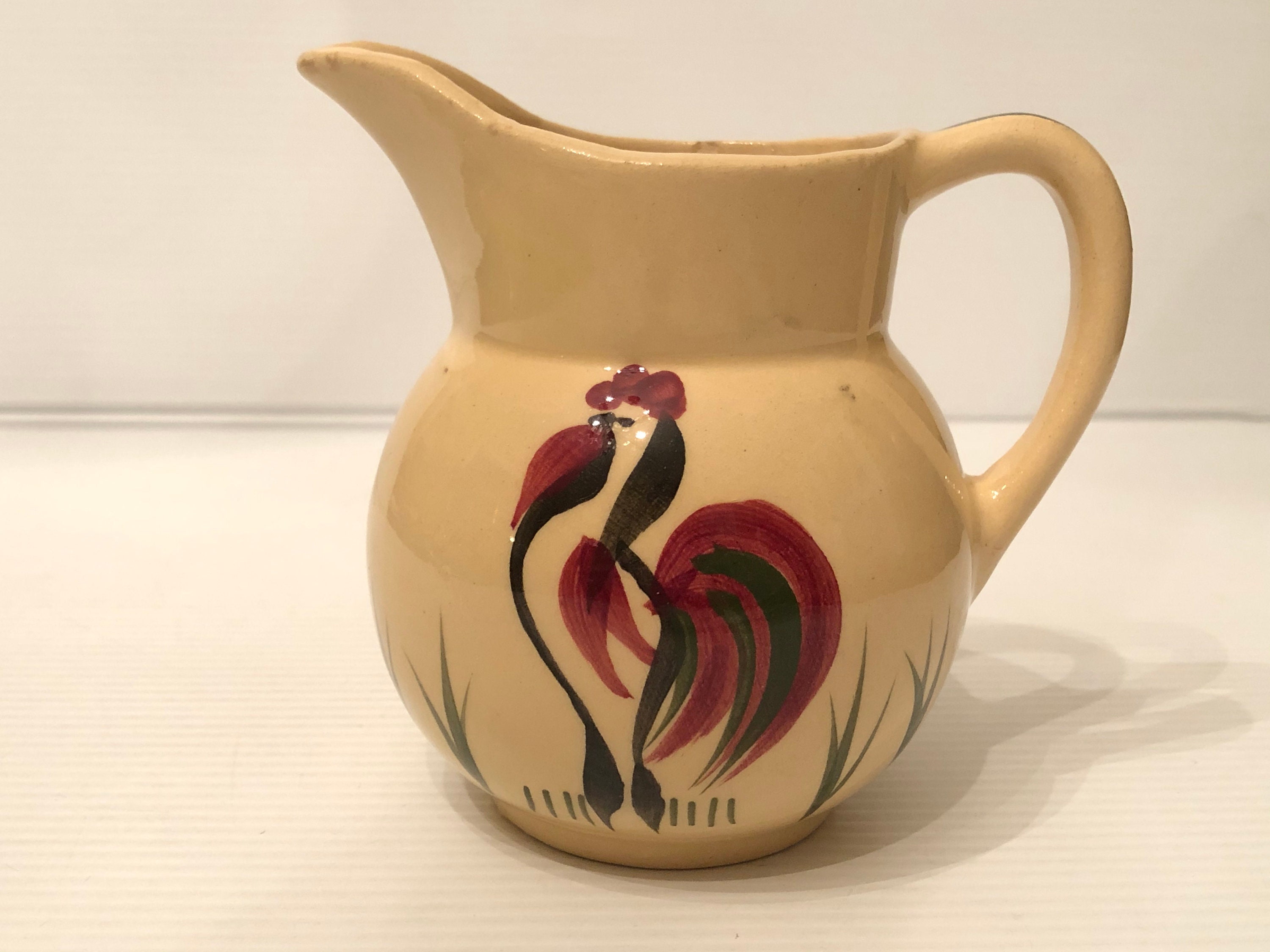 Home & Living Drink & Barware Watt Pottery Rooster 16 oz Pitcher etna ...