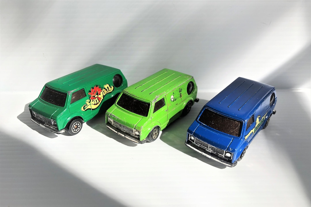Vintage 3 Miniature Bedford Toy Vans, Collectible Toy Cars 1970s - Etsy