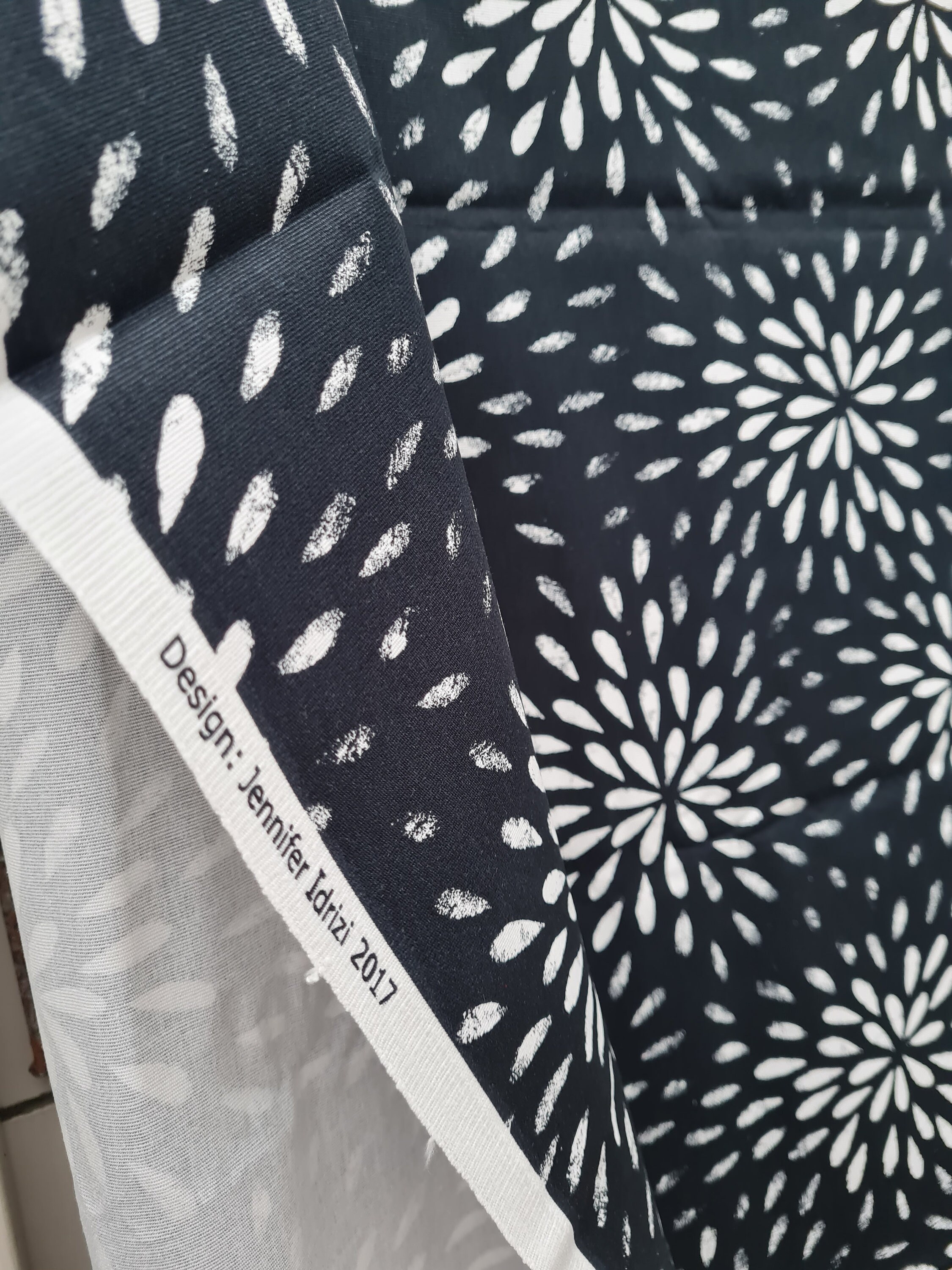 Black and White Ikea Fabric, Paulin Machado Design, - Etsy