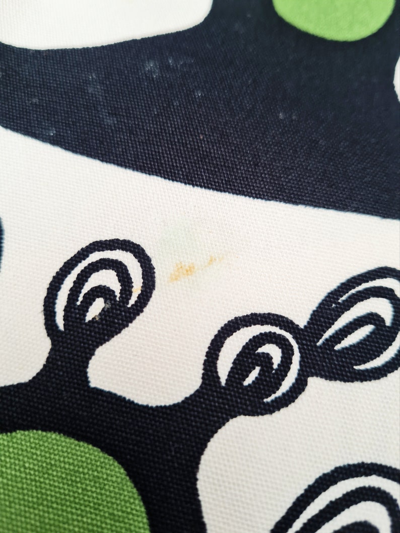 Abstract Ikea Fabric, Cilla Ramnek Design, Vintage Ikea Fabric, Cotton ...