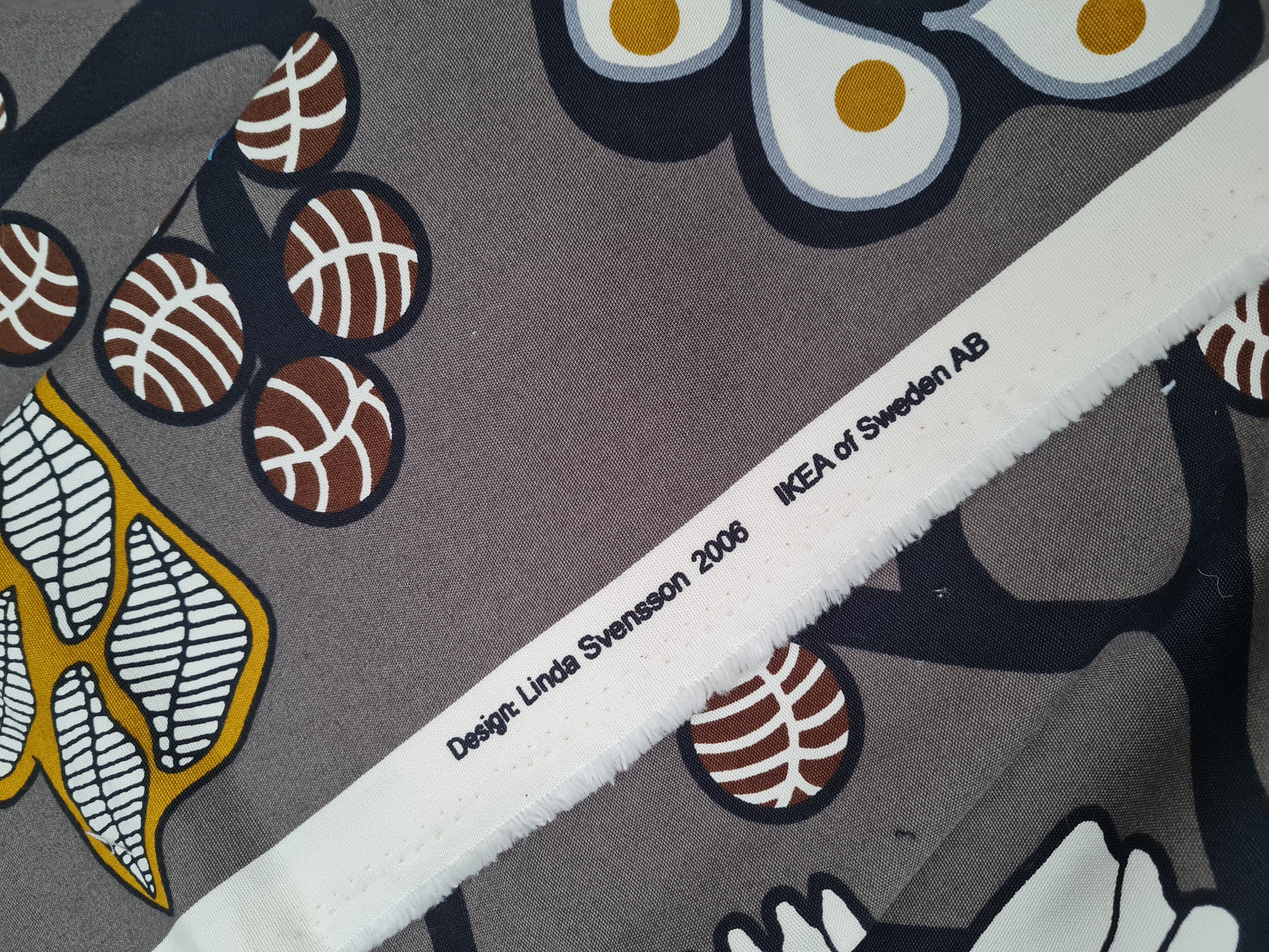 Retro Ikea Fabric, Jenny Svensson Design, Vintage Ikea Fabric, Cotton Fabric - Etsy