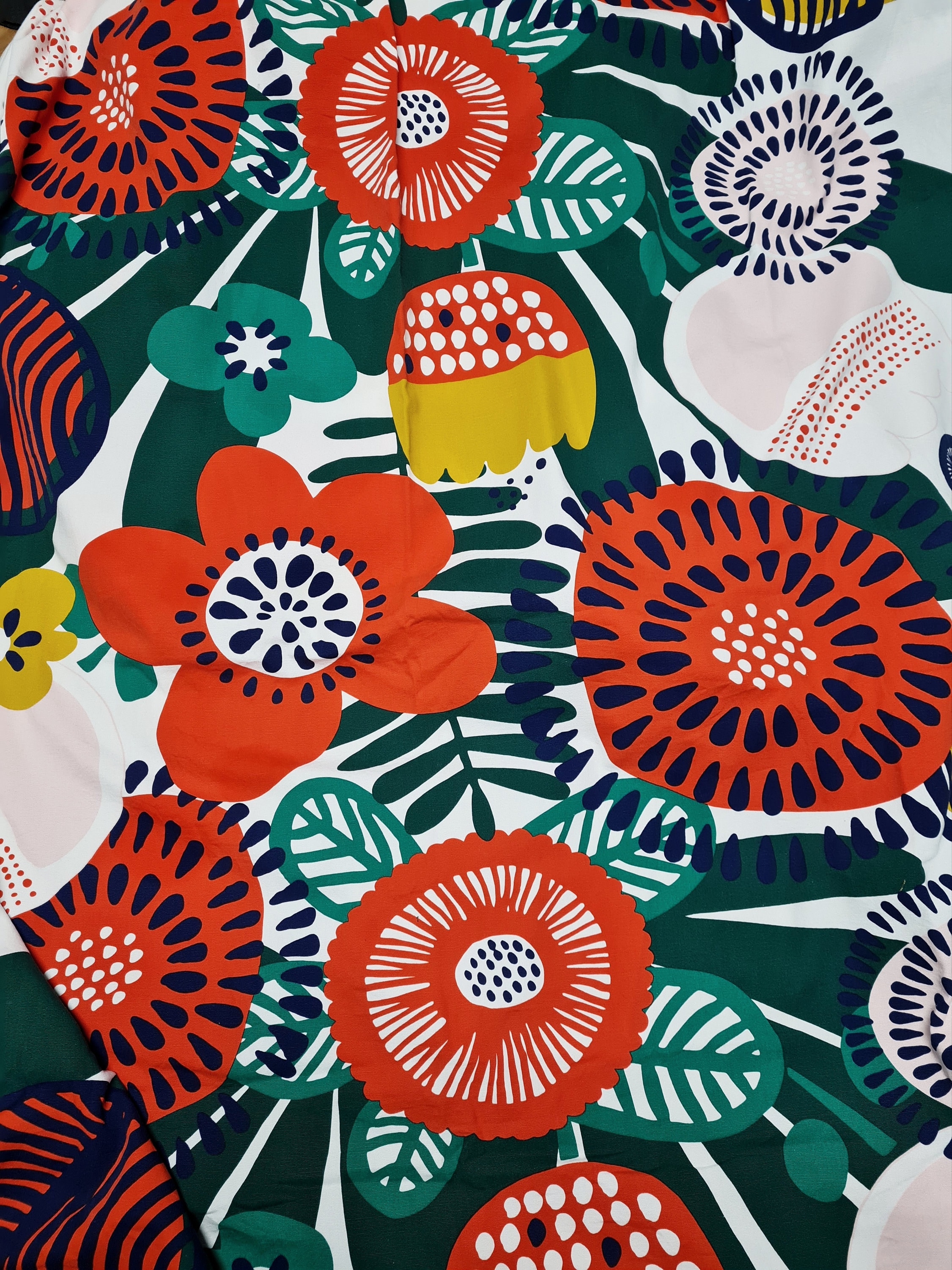 Floral Ikea Fabric Emma Hagman Fabric Ikea Vintage Etsy