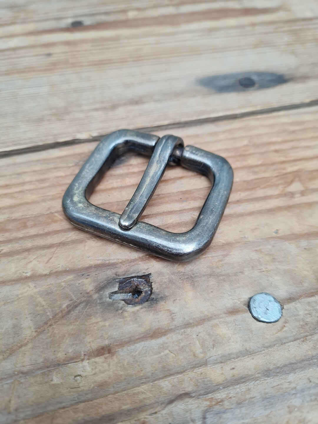 Small Chunky Vintage Belt Buckle - Etsy