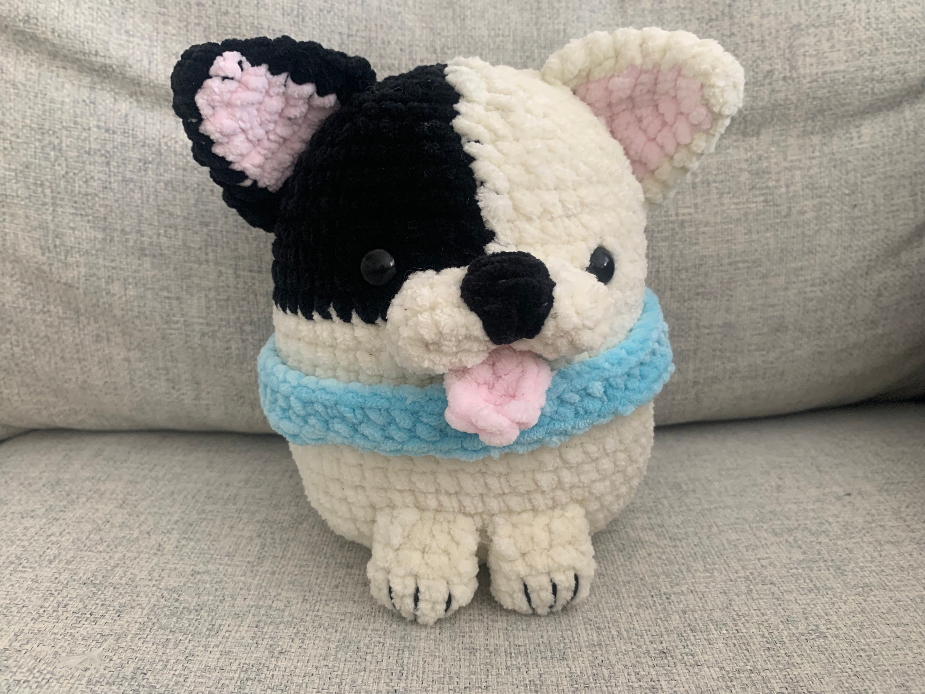 Crochet French Bulldog Pattern: Velvet Amigurumi Dog (english PDF) - Etsy
