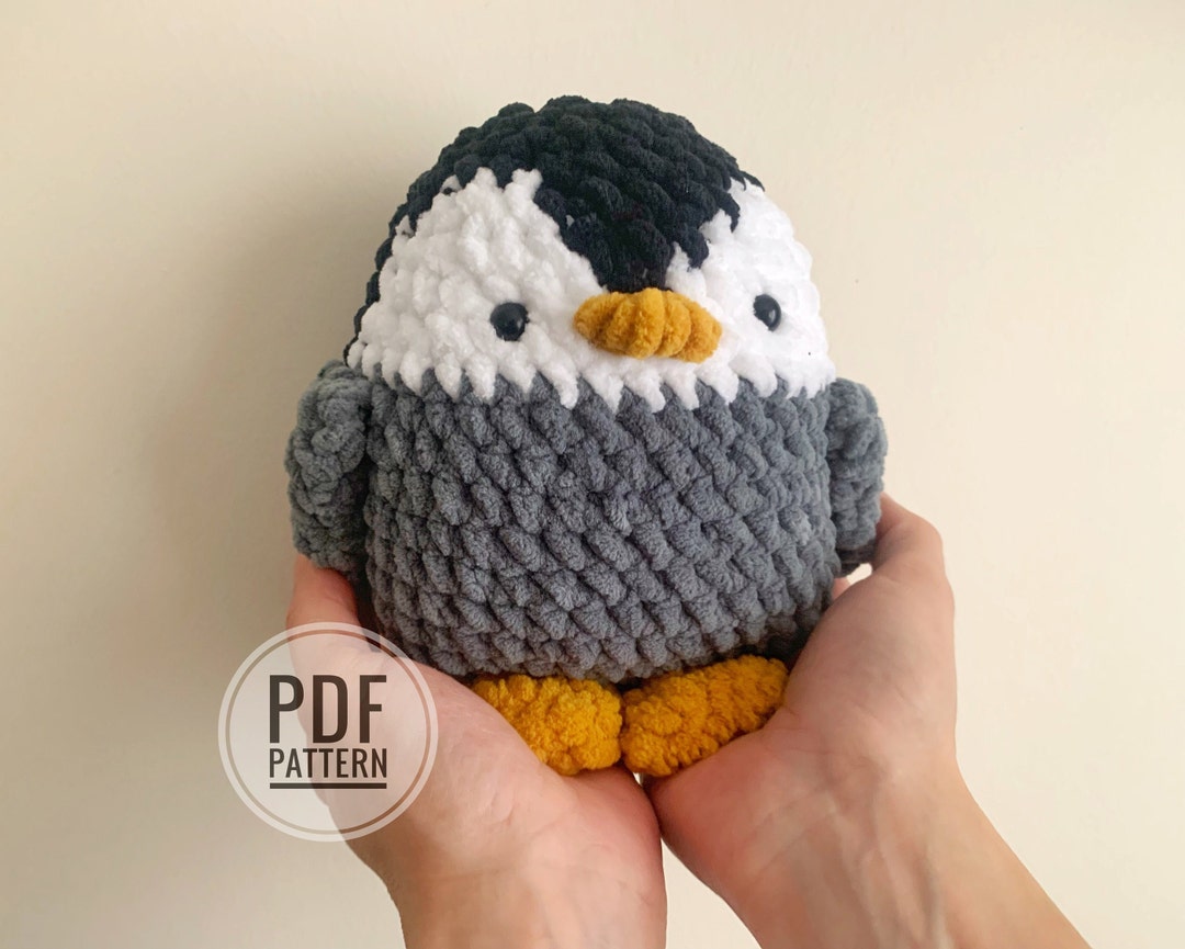 Crochet Penguin Pattern/chunky Penguin Pdf Pattern/ Penguin English Pdf ...