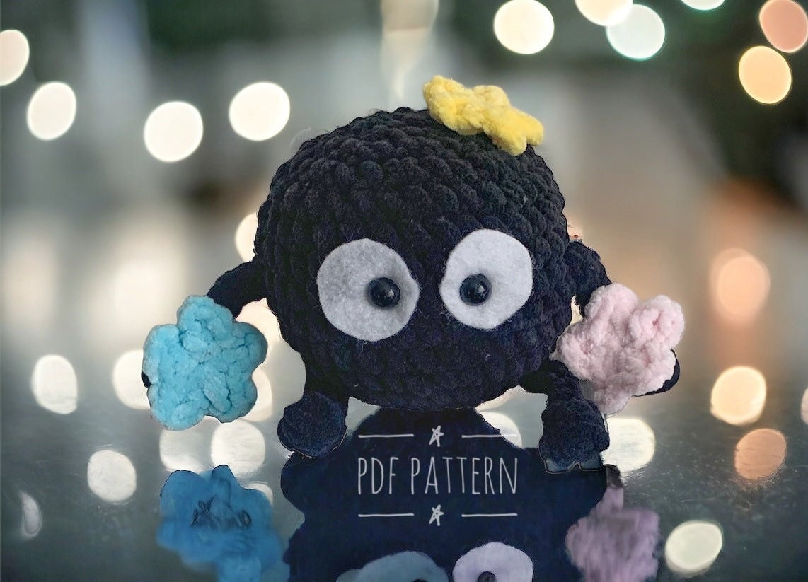 Crochet Pattern Soot Sprite / Cute Plushie Pdf Pattern/amigurumi ...