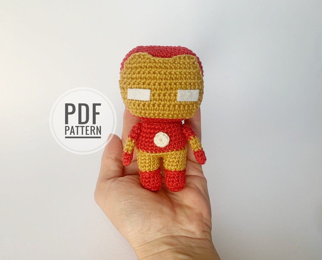 Super Hero Crochet Pattern/crochet Reactor Man Pdf Pattern / Amigurumi ...