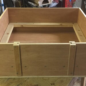 Whelping Box 90 Cm X 90 Cm With 30 Cm High Walls. Birthing Box Wooden ...