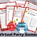 Virtual Christmas Party Pack Printables, Virtual Christmas Games ...