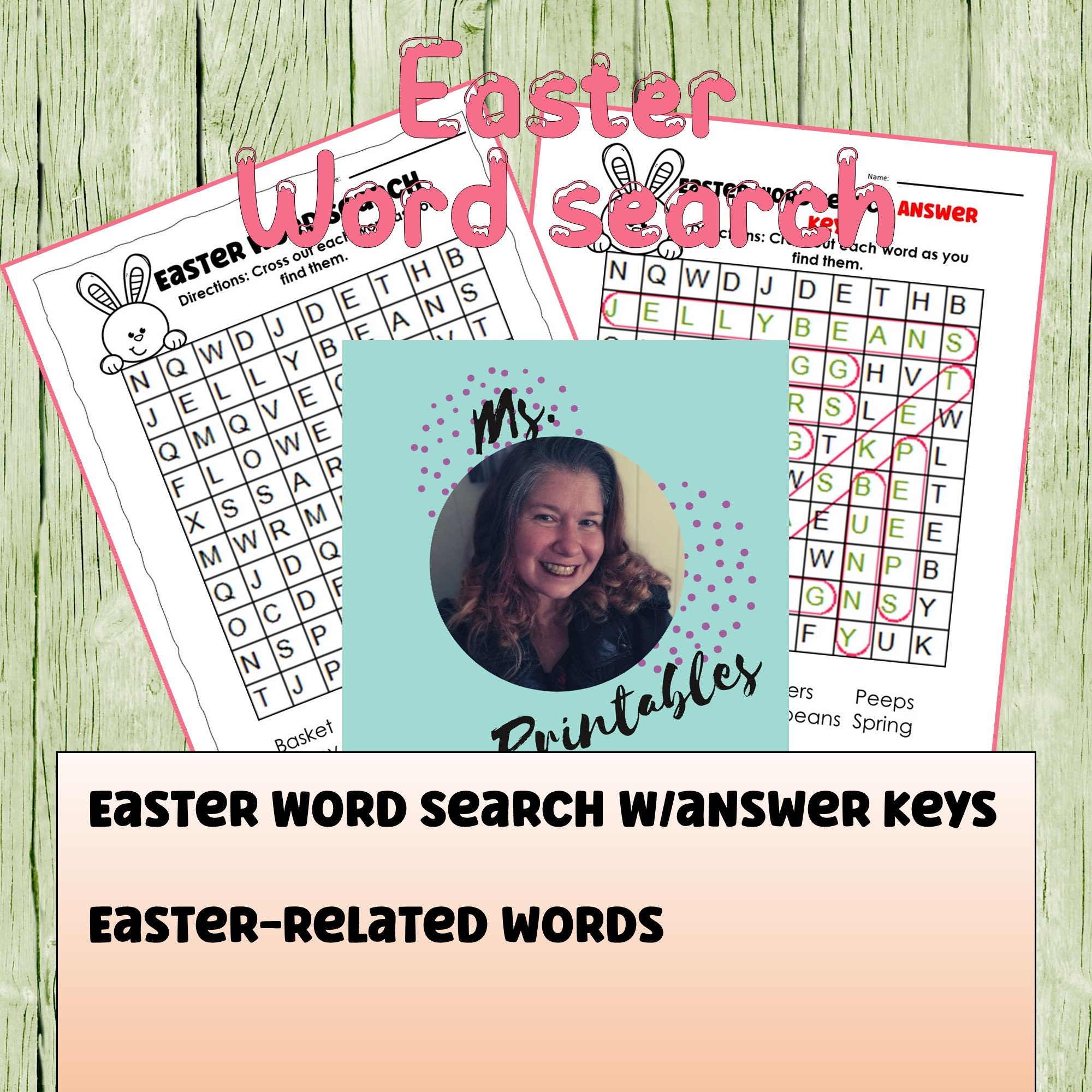 Easter Word Search, Word Search Printable, Easter Activity, Classroom ...