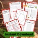 Virtual Christmas Party Pack Printables, Virtual Christmas Games ...