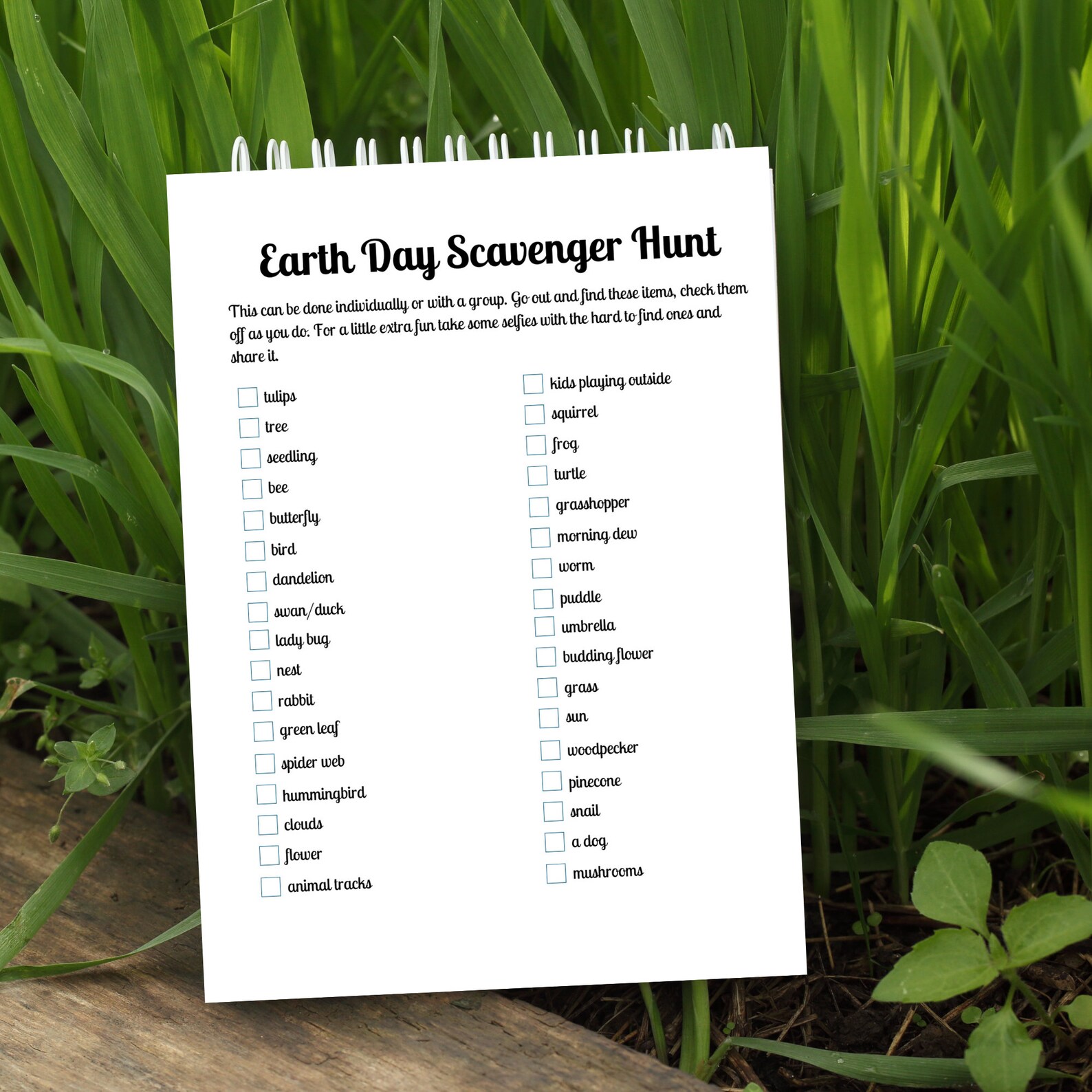 Earth Day Scavenger Hunt Earth Day Printable Earth Day - Etsy