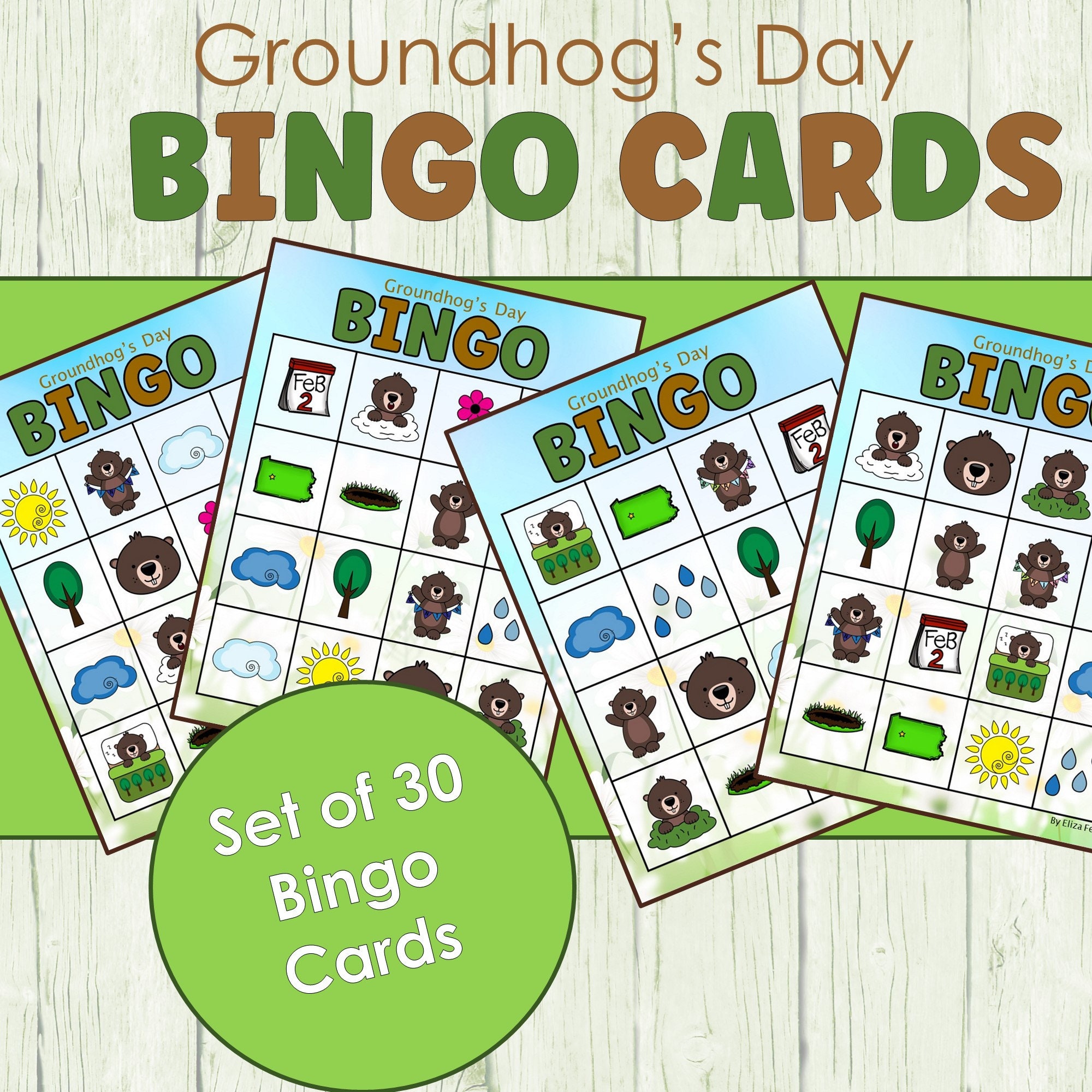 Groundhog Day Bingo, Groundhog Day Activities, Bingo Printable ...