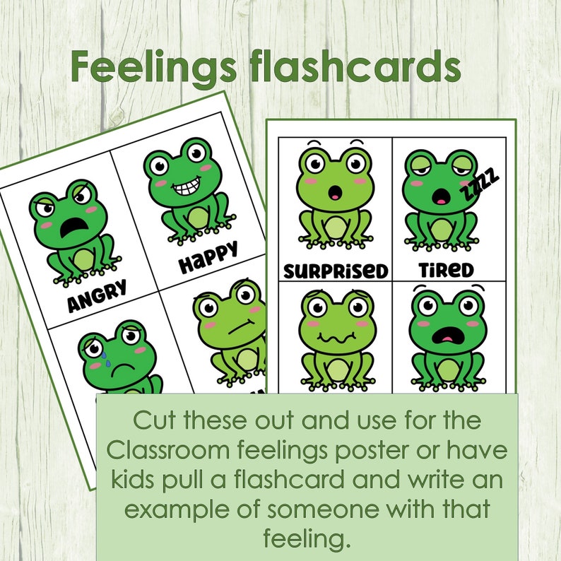 Feelings Poster Flashcards & Bump Game Emotional Posters - Etsy