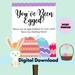 You've Been Egged Printable, Easter Activity, Easter Egg Hunt Your ...