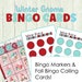 Winter Gnome Bingo Printable. Bingo Game for Kids, Christmas Bingo ...