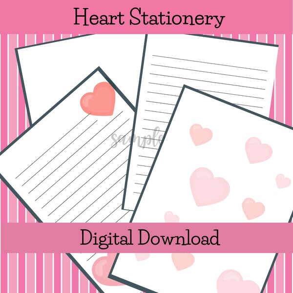 Printable Heart - Etsy