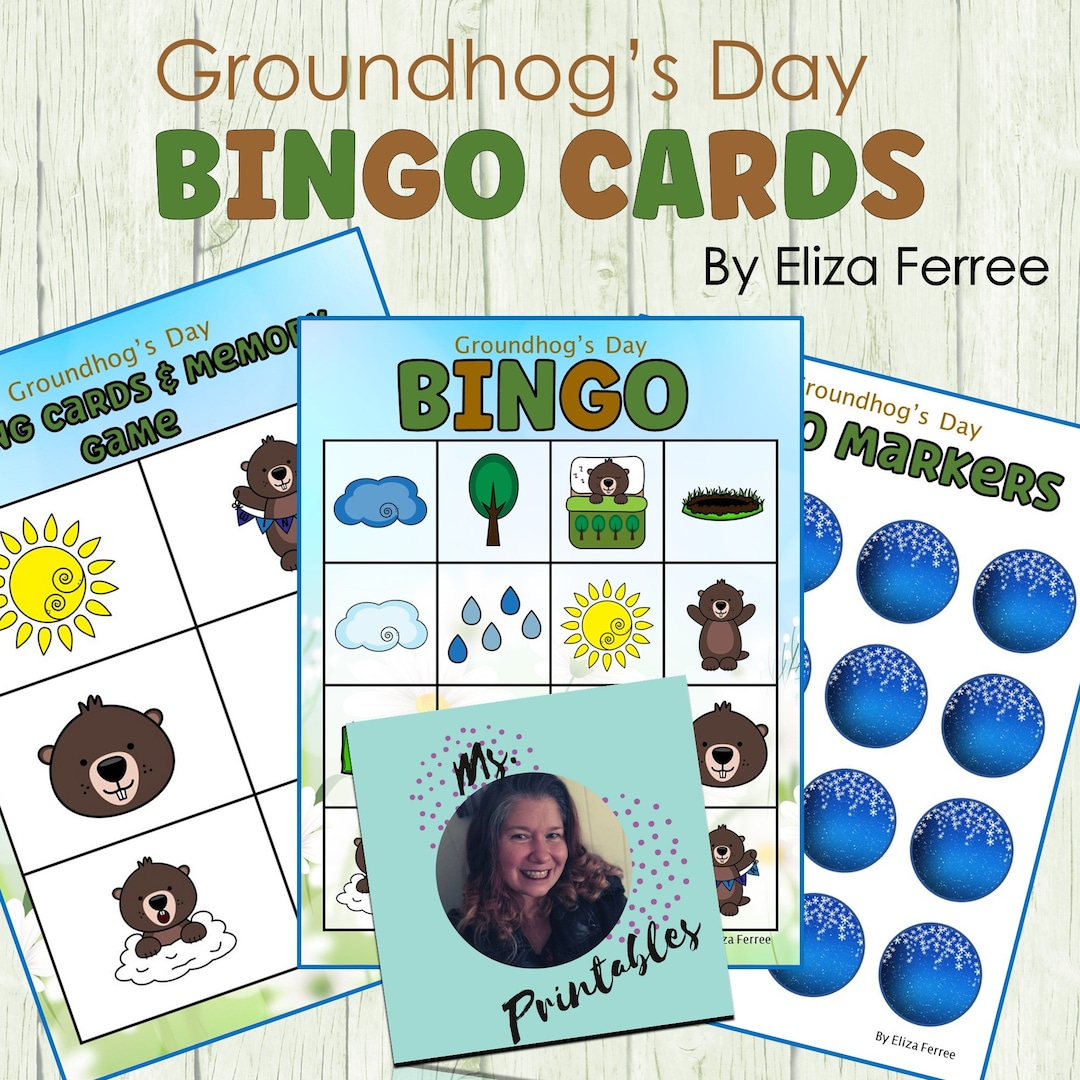 Groundhog Day Bingo, Groundhog Day Activities, Bingo Printable ...