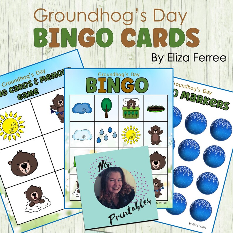 Groundhog Day Bingo, Groundhog Day Activities, Bingo Printable ...