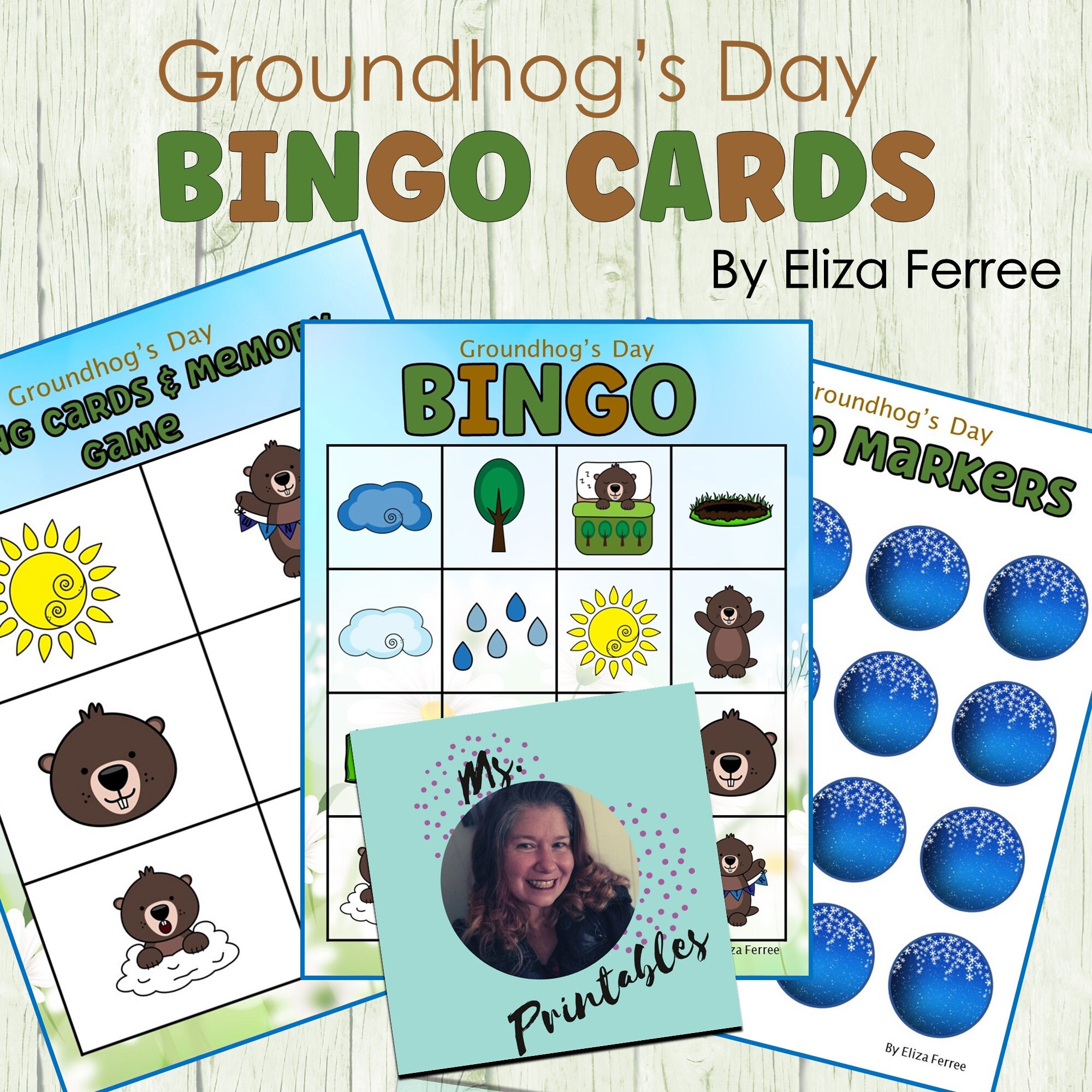 Groundhog Day Bingo, Groundhog Day Activities, Bingo Printable ...