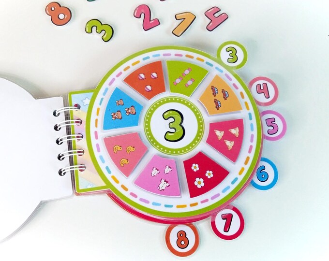 Learning to Count Learn Numbers Printable Busy Book Velcro Activity ...