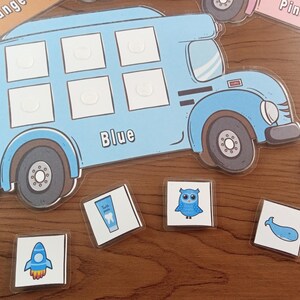 Color Sorting Activity for Kids, Color Matching Game, Toddler Color ...