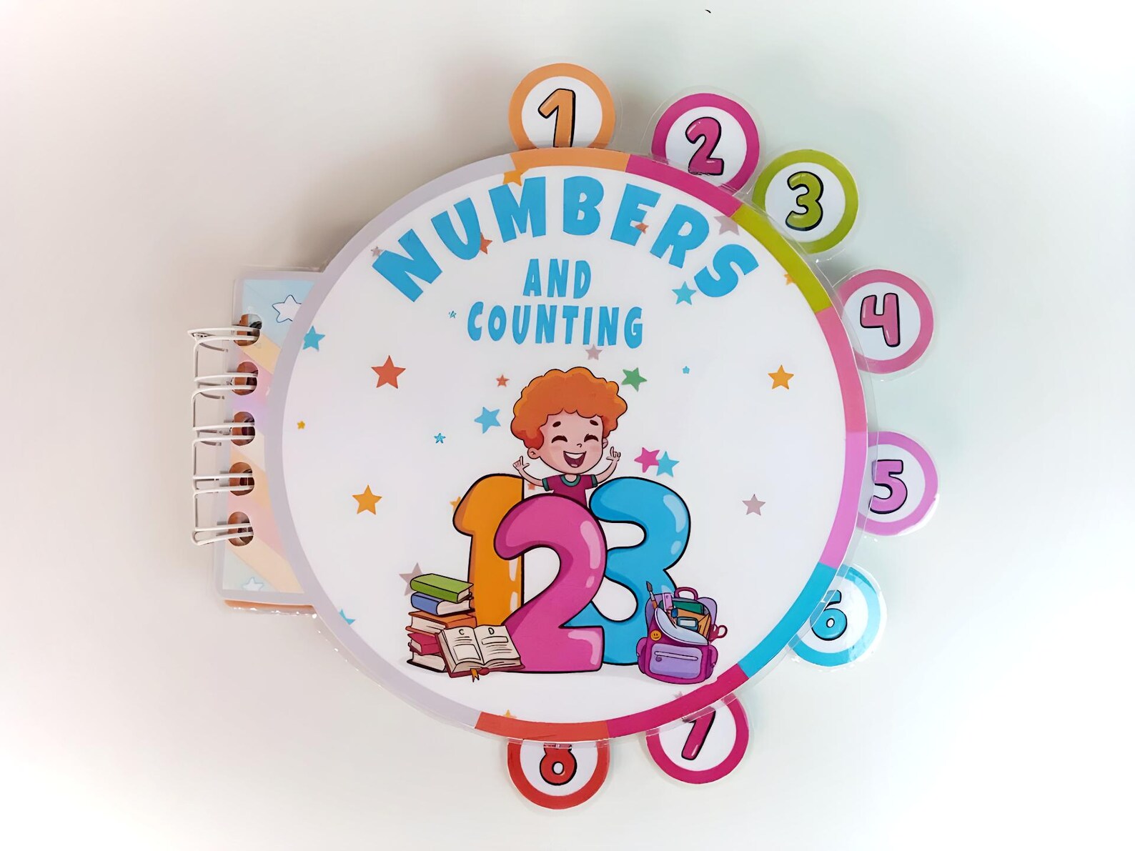 Learning to Count - Learn Numbers- Printable Busy Book - Velcro ...