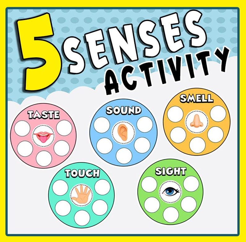 Five Senses Sorting Activity Printable, 5 Senses Sorting, Kids 5 Senses ...