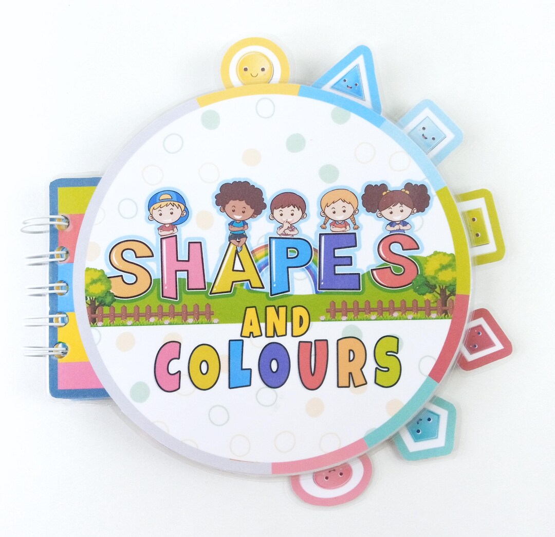 Shape and Color Matching Velcro Activity, Learning Colors Sorting ...