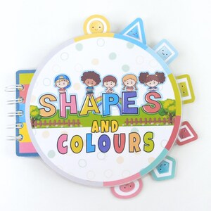 Shape and Color Matching Velcro Activity, Learning Colors Sorting ...
