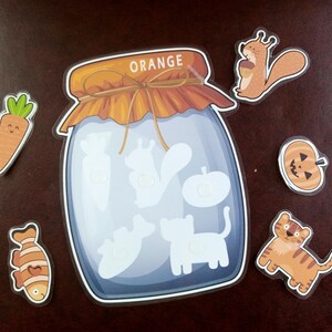 Color Sorting Activities, Montessori Printables, Color Matching in Jars ...