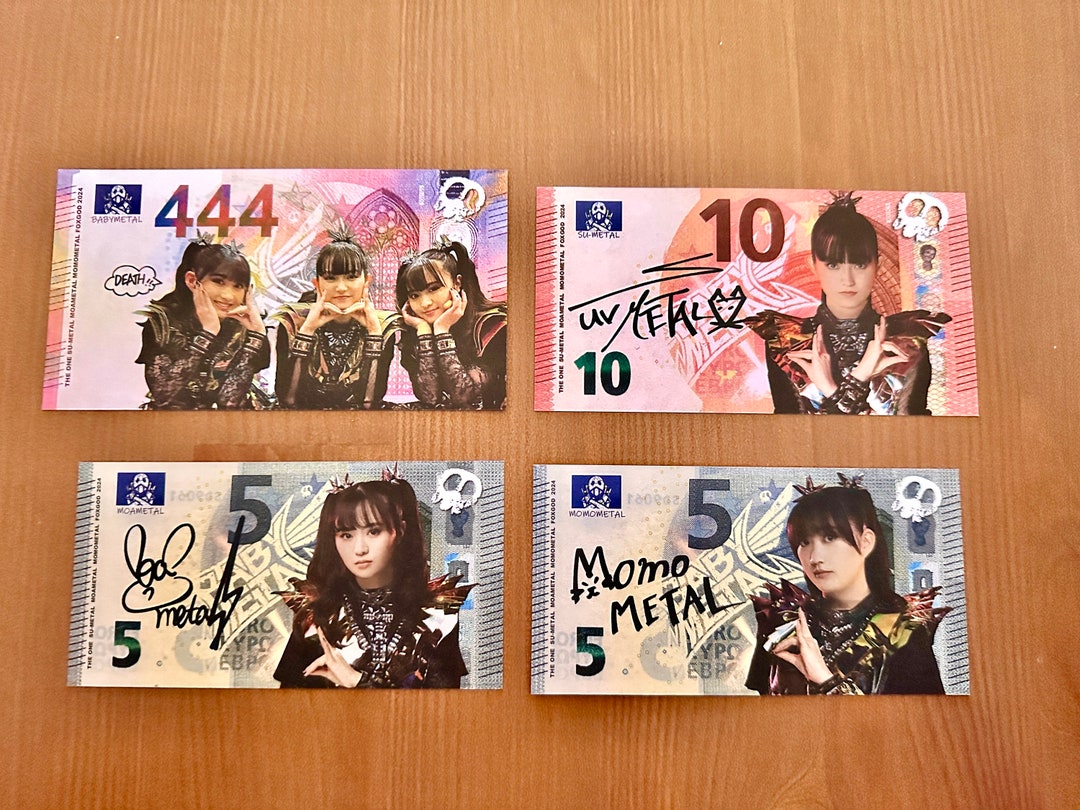 BABYMETAL Fanmade Toy & Play Money 2024 Ver. - Etsy