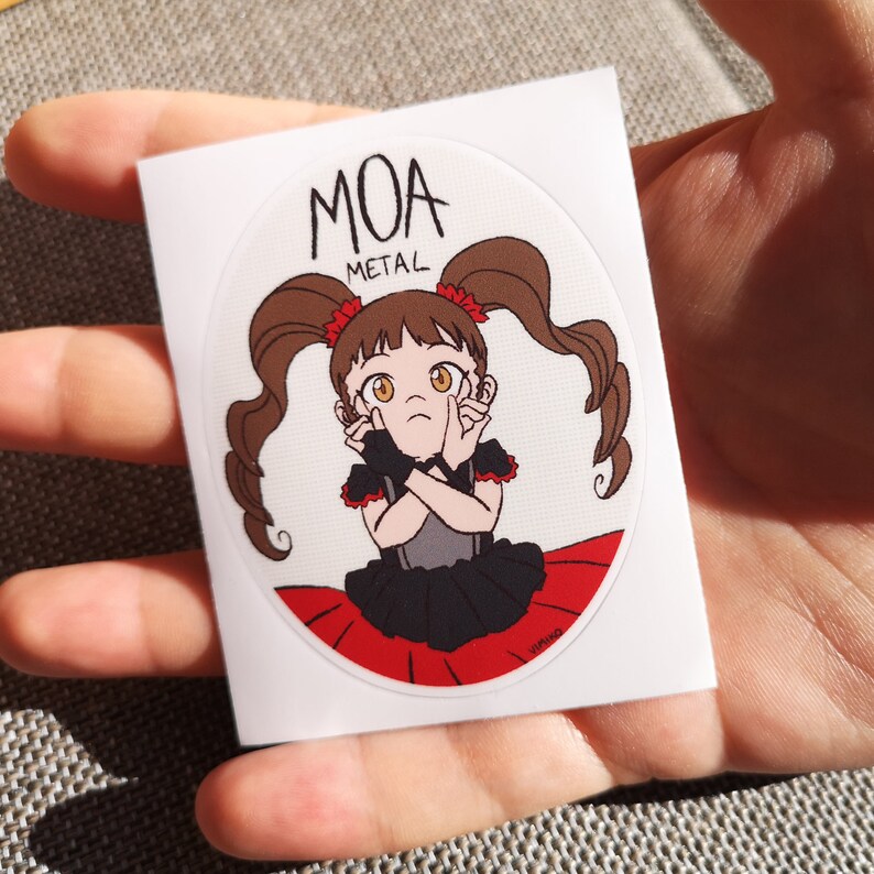 BABYMETAL Moametal 7.5cm Vinyl Sticker | Etsy
