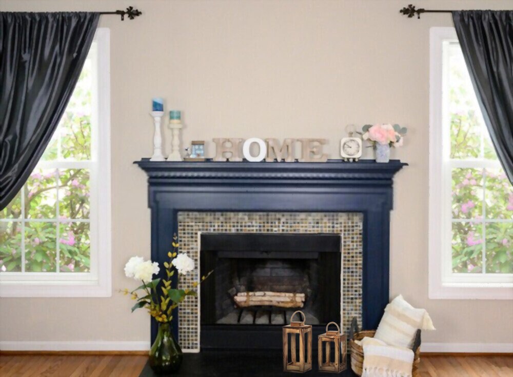 2 Pack Decorative Rustic Hanging Wooden Lantern Set Frame - Etsy