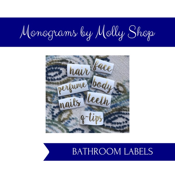 Make up Labels - Etsy