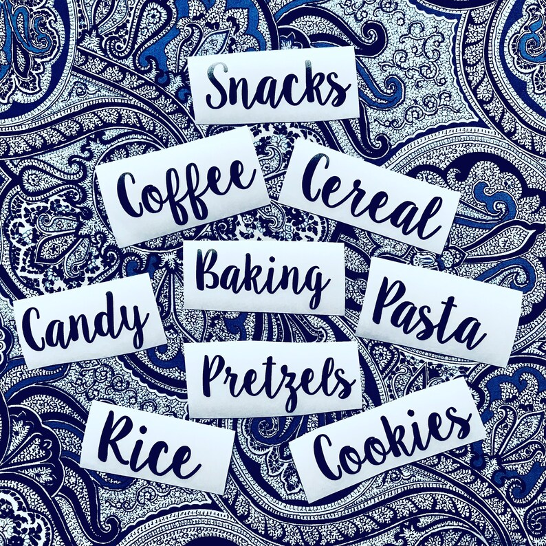 Baking Storage. Pantry Labels. Pantry Organization. Kitchen - Etsy