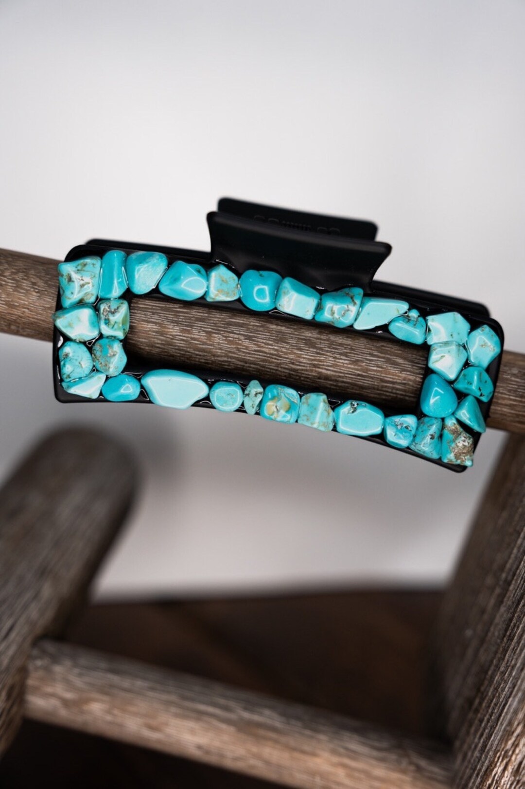 Turquoise Stone Claw Clip - Etsy