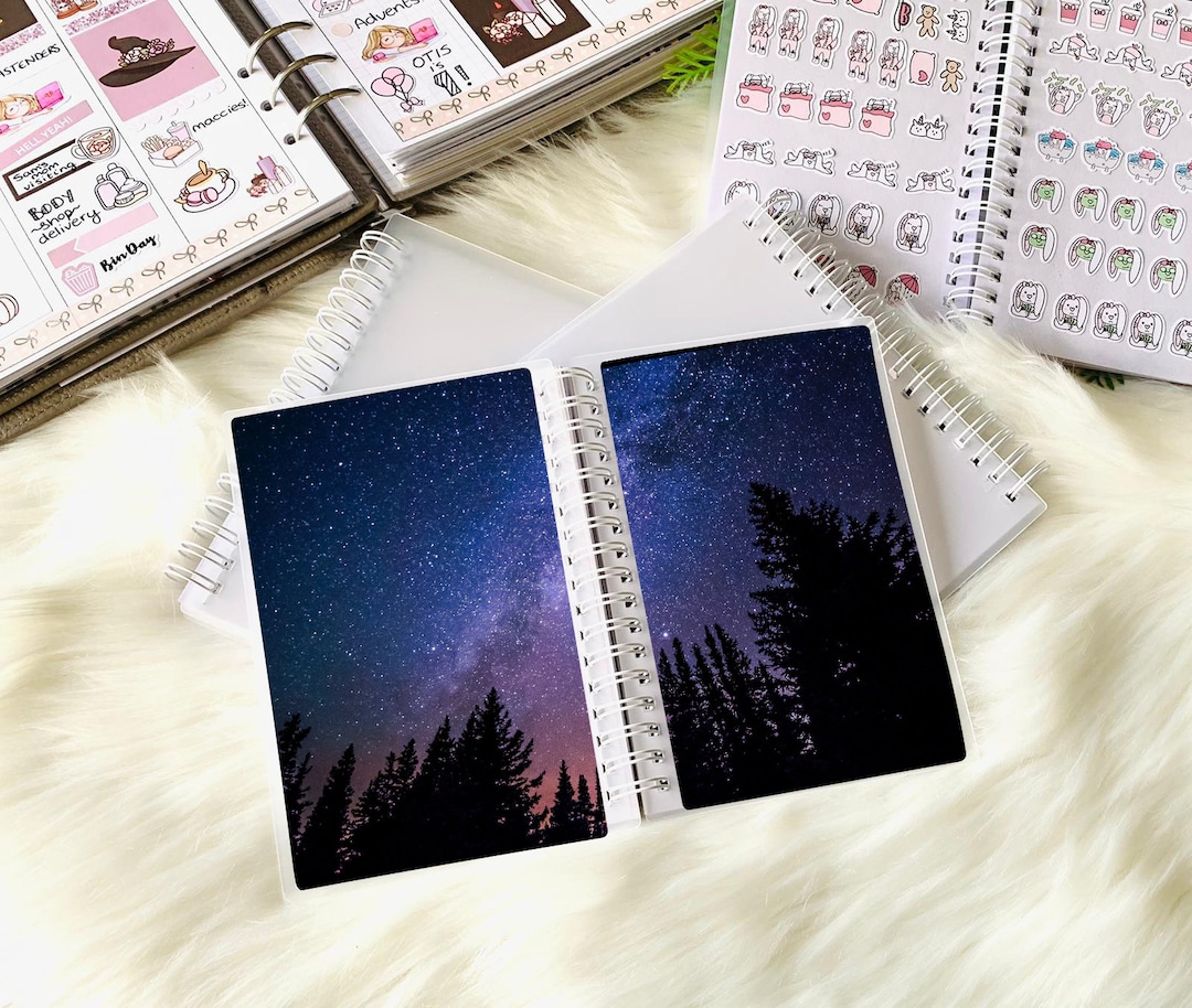 Reusable Sticker Book 5x7 Sticker Organisation Planner Stickers Galaxy ...
