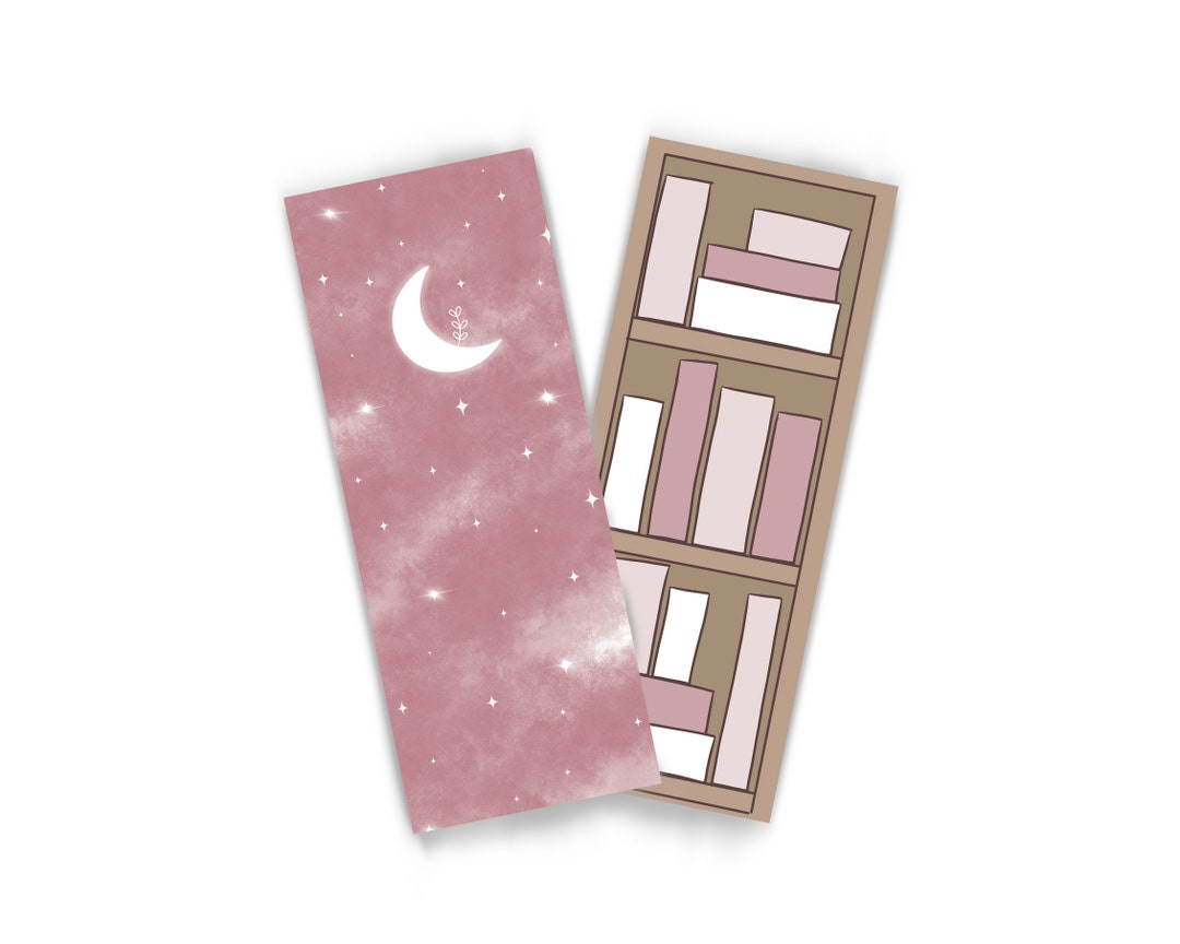 Double-sided Bookmark | Subscription Box Overstock | Book Tracker - Etsy