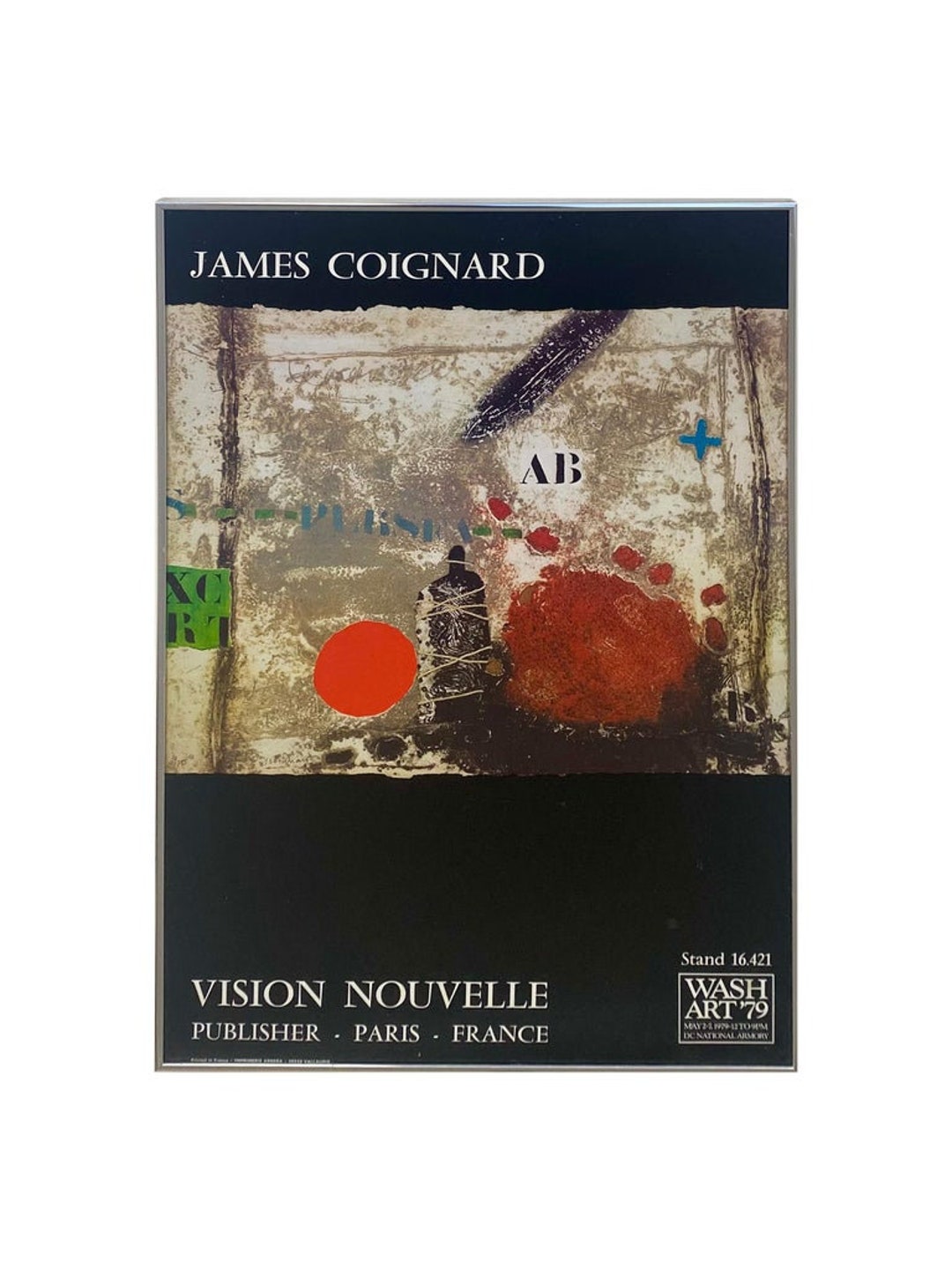 James Coignard 1979 Art Expo Poster Entitled "vision Nouvelle", Framed ...