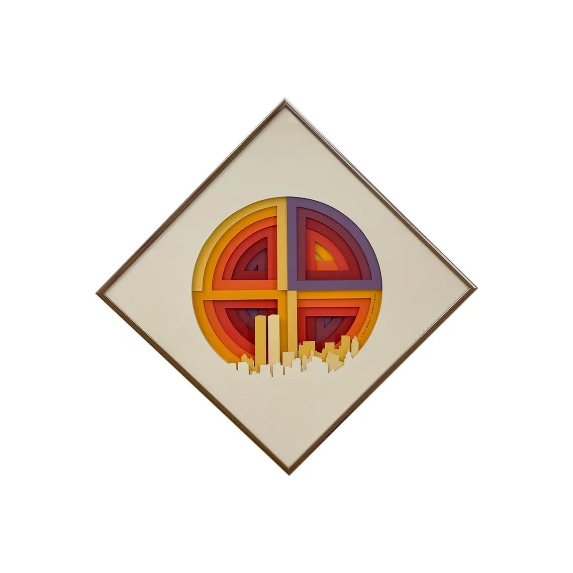 Lewis Barrett Lehrman 3D Panoramic New York City Landscape Paper Art ...