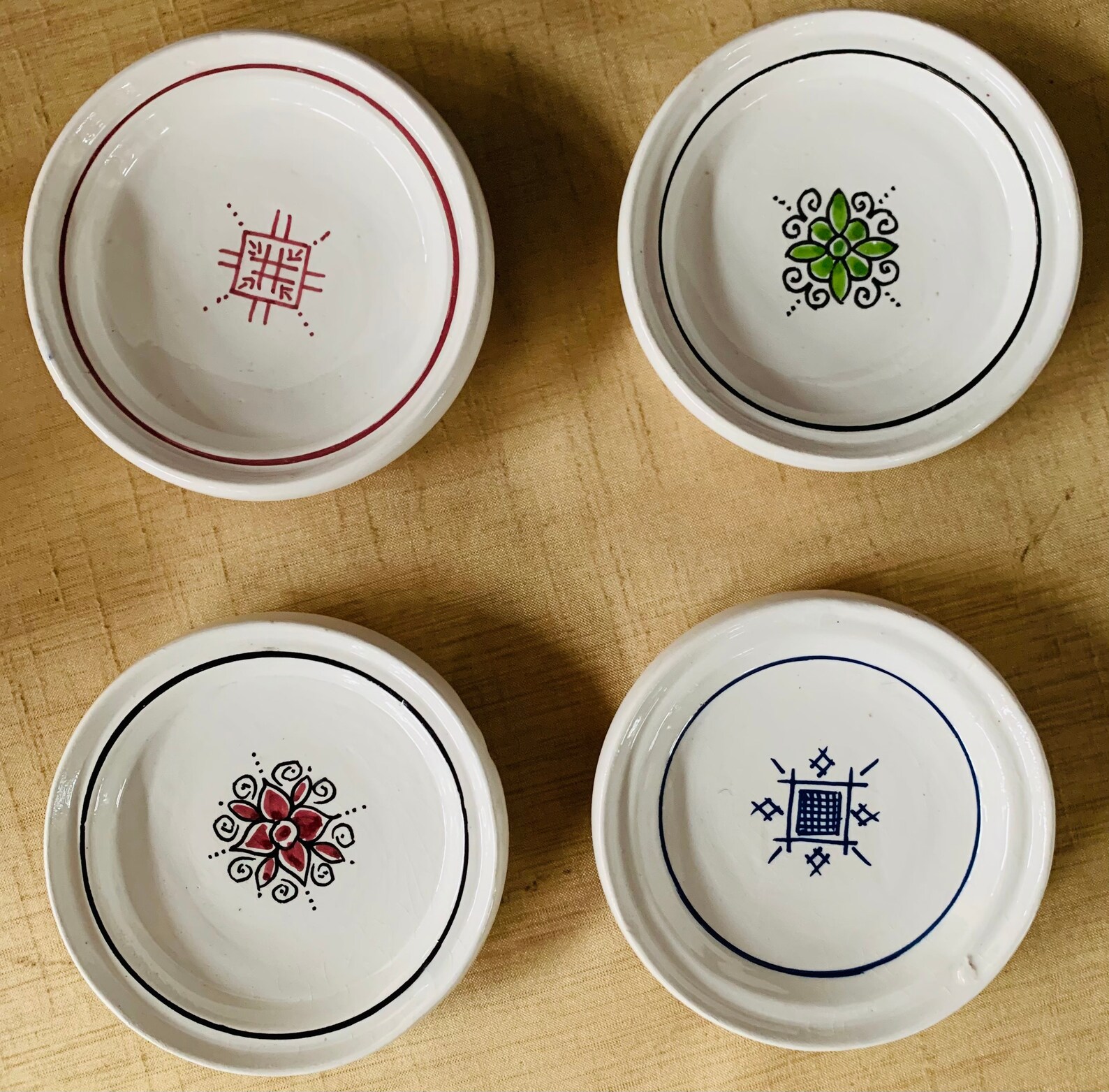 Set of Four Small Serving Dishes or Tajines - Etsy