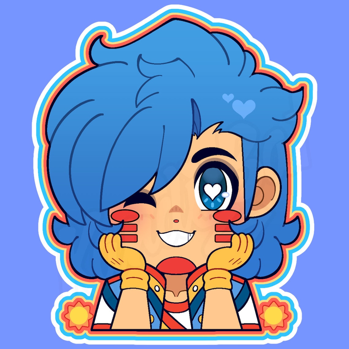 Sunny Day Jack Glossy Vinyl Stickers - Etsy Australia