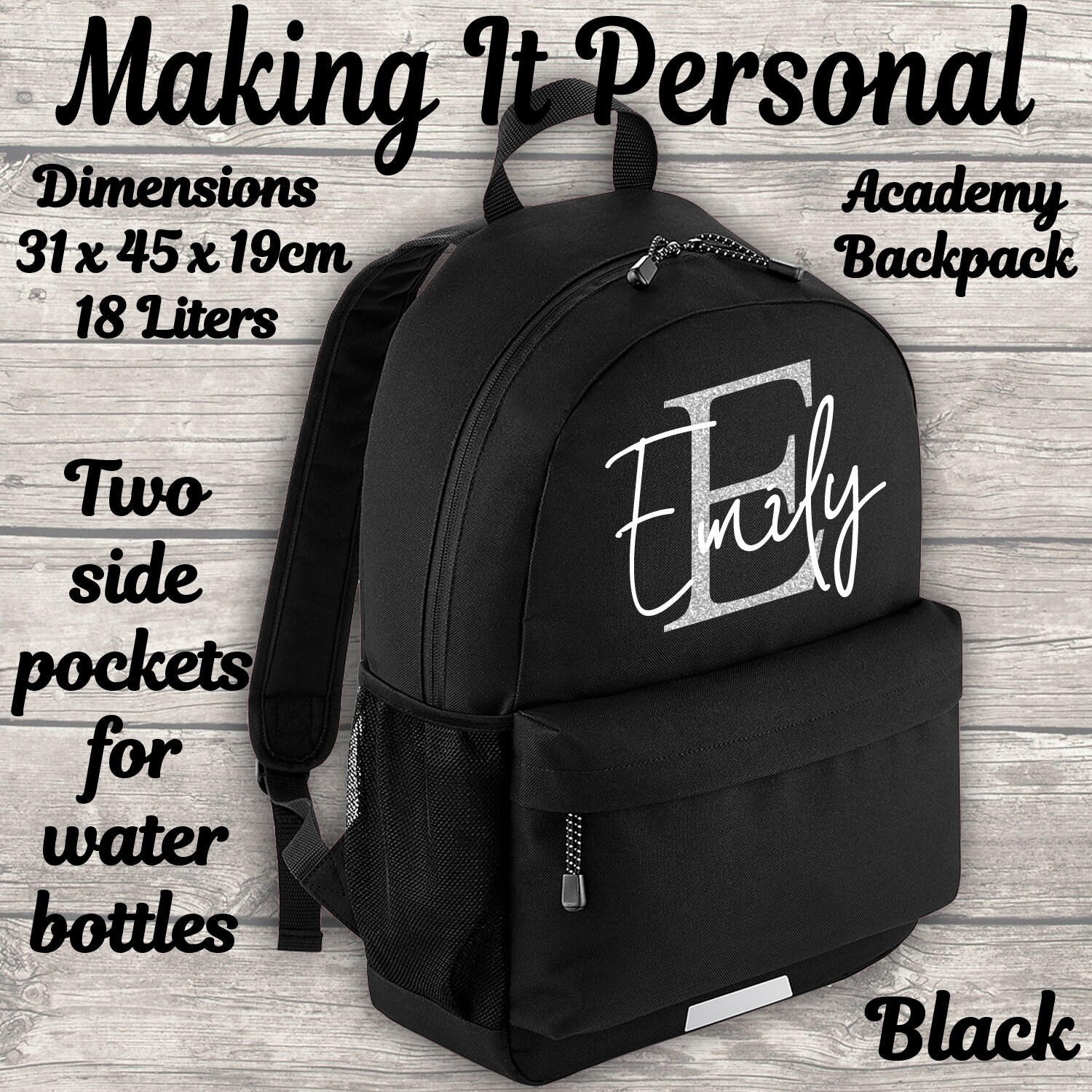 Personalised Initial Name Backpack Kids Bag Rucksake Girls | Etsy