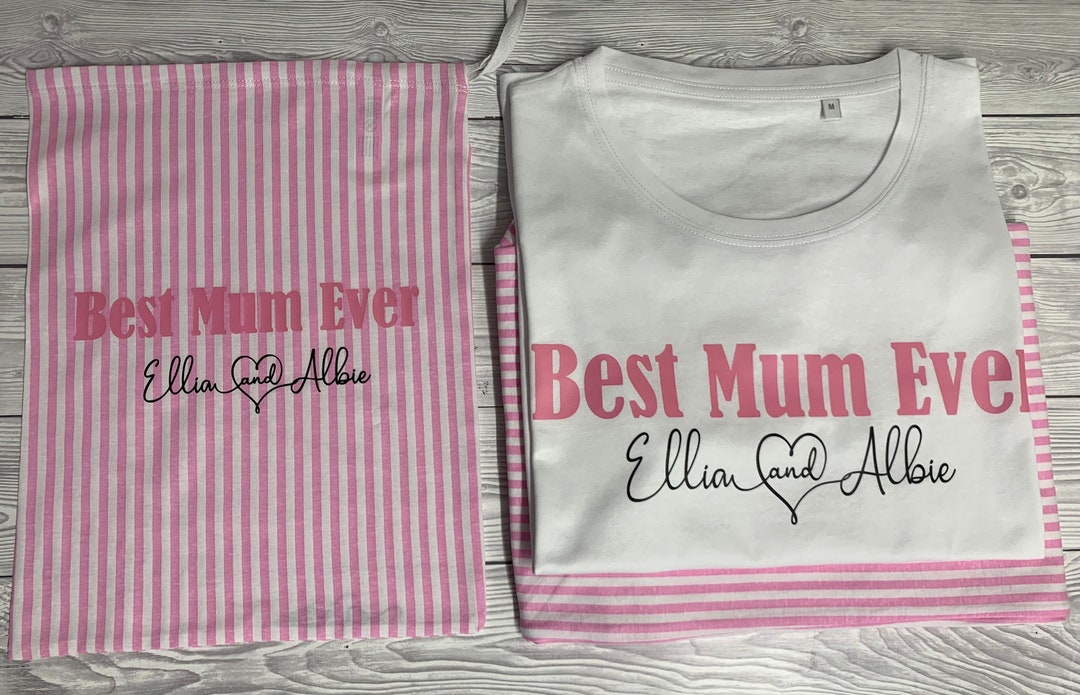 Personalised Mother's Day Pyjamas, Mummy Pyjamas, Mother's Day Gift ...