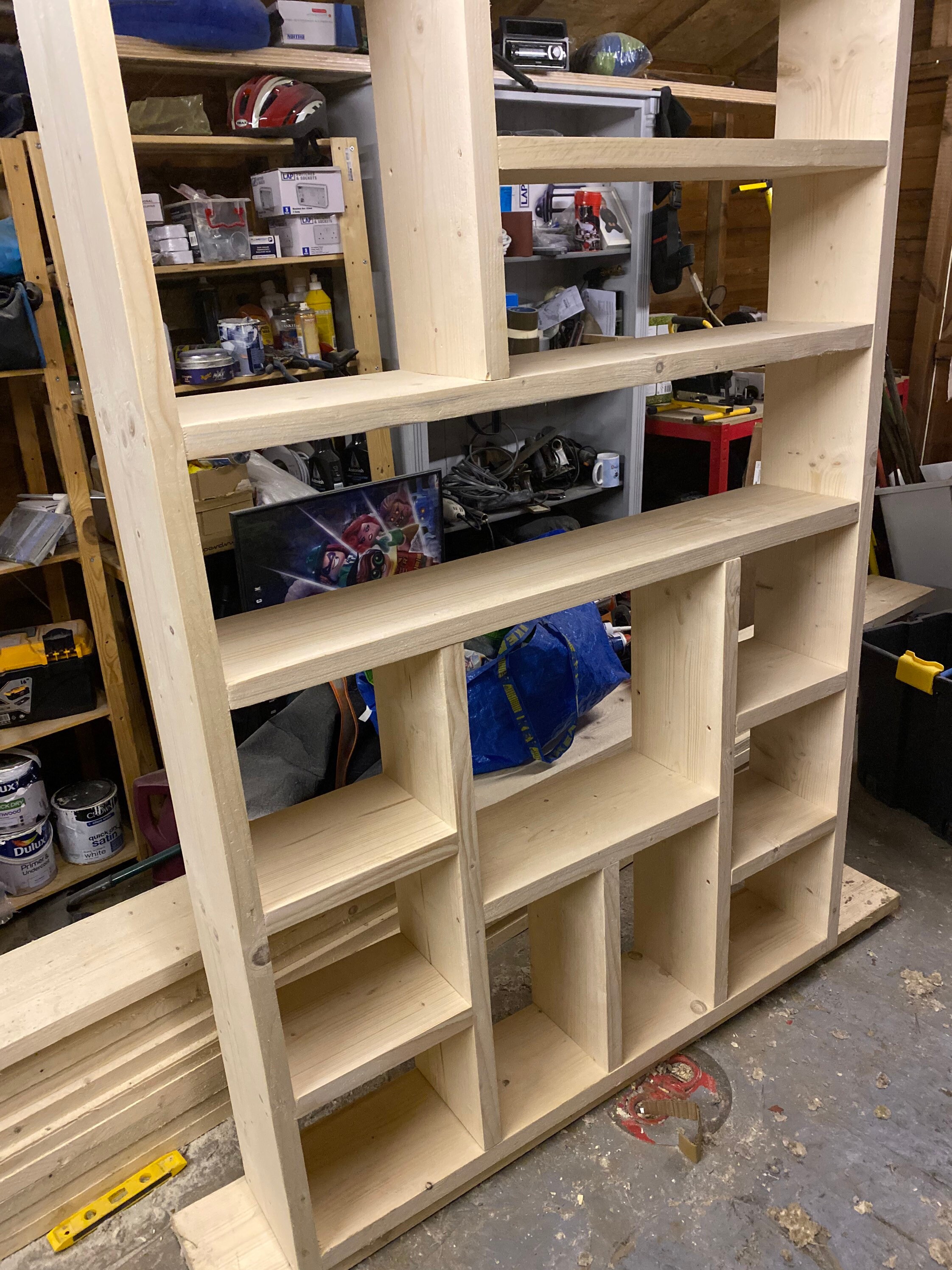 Scaffolding Board Bookcase - Etsy