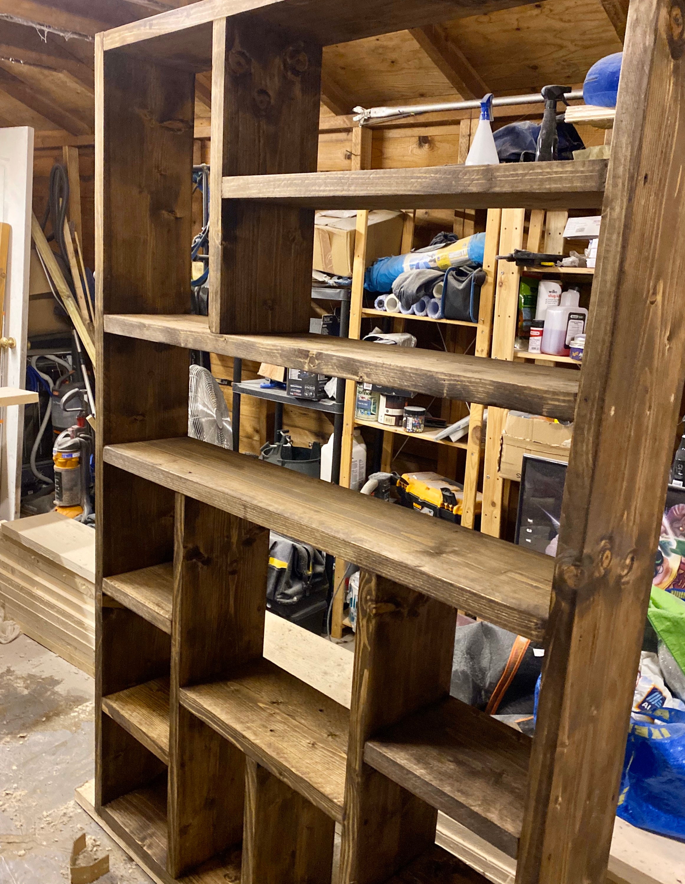 Scaffolding Board Bookcase - Etsy