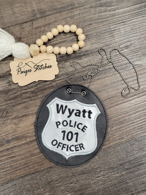 Play Police Badge Personalized Officer Law Enforcement Kid - Etsy
