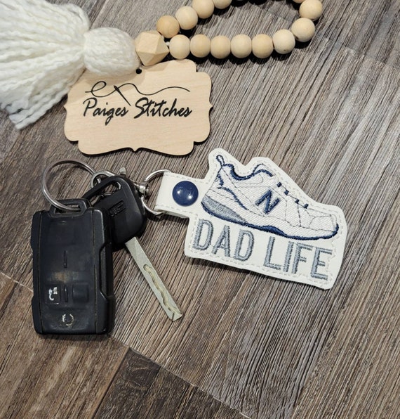 Dad Life Keychain New Balance Sneaker Funny Father's Day - Etsy